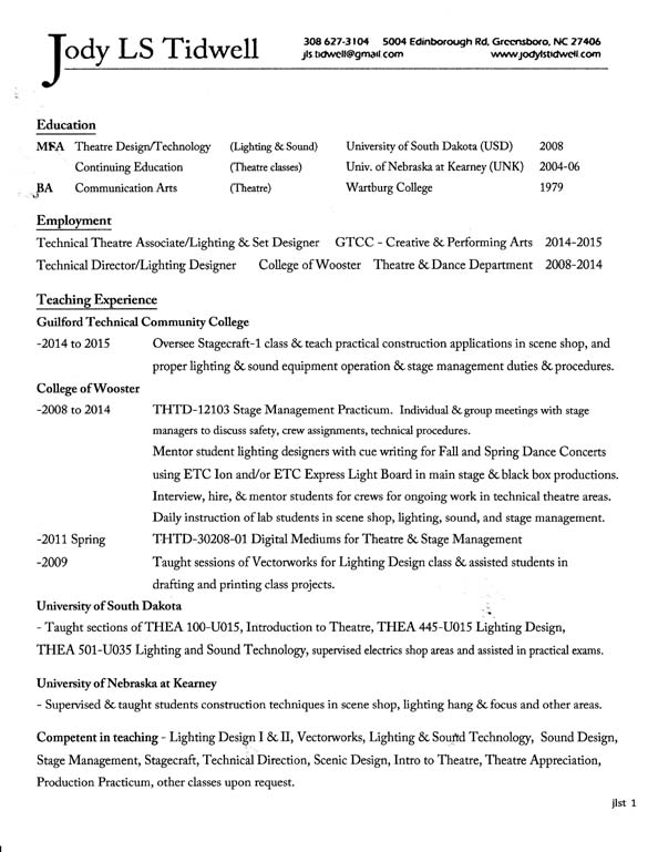 resume